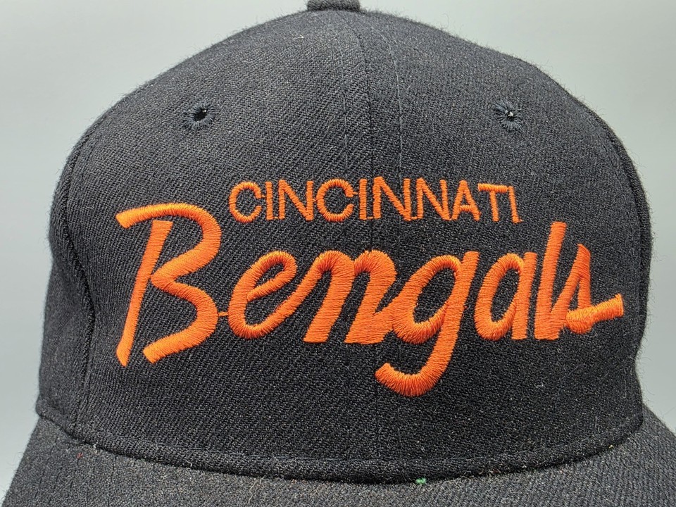 VTG NFL Cincinnati Bengals Script Snapback MacGregor Sports ...