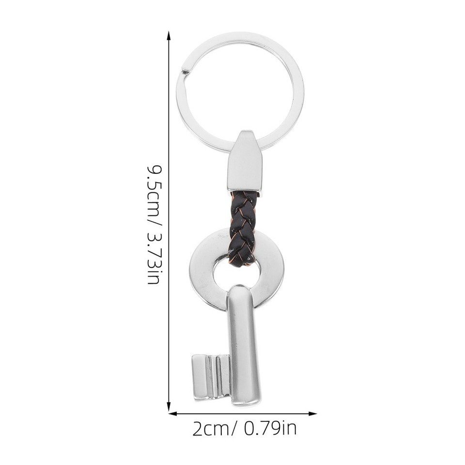 2 Pcs Creative Fashion Couple Keychain Key Chain Ring Keyring Key Lock ...