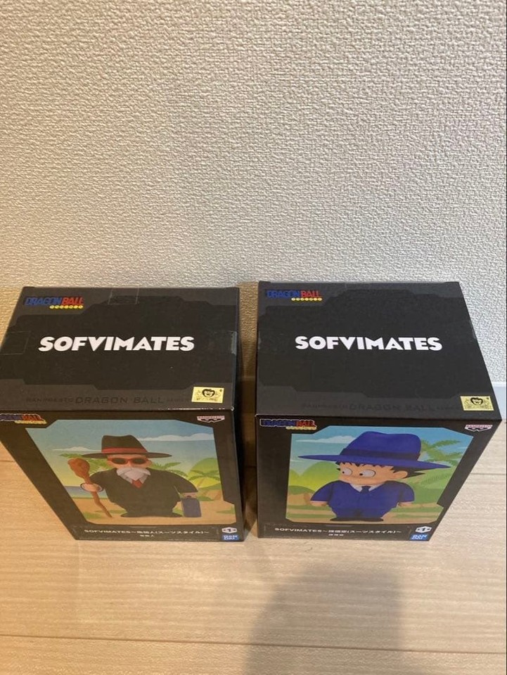 Dragon Ball Soft Vinyl Mates Goku Master Roshi Suit Style Set of 2 | eBay