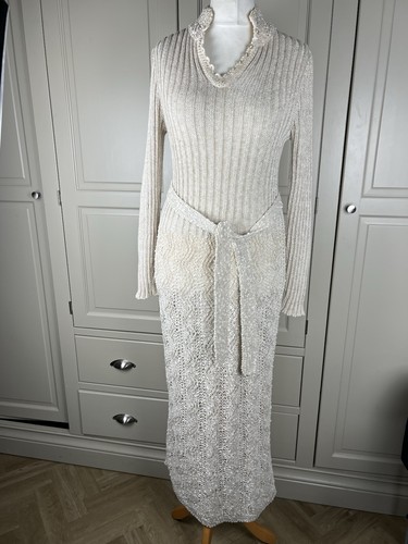 Vintage Pallas 100% Irish Linen Hand loomed Linen Dress Size M / UK8-10 ...