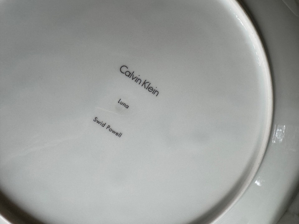 Calvin Klein Swid Powell Luna Dinner Plate, vintage, set of seven ...