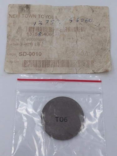 Toyota 13753-54060 Shim Valve Adjusting T06 2.60 Mm 1375356010 for sale ...