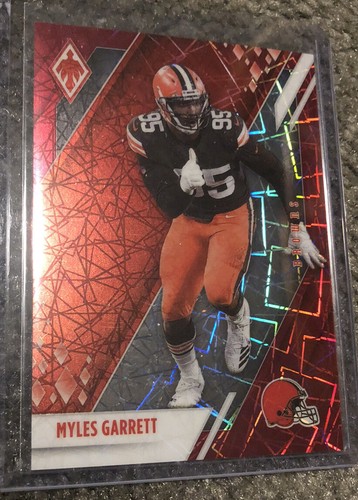 2021 Phoenix Football Myles Garrett Red #155/285 Browns PWE | eBay