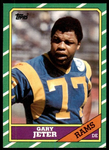 1986 Topps Gary Jeter Los Angeles Rams #87 | eBay