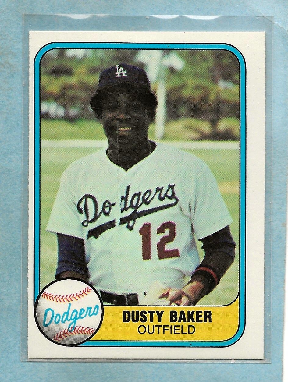 DUSTY BAKER - 1981 Fleer - #115 - Dodgers - $1 Shipping | eBay
