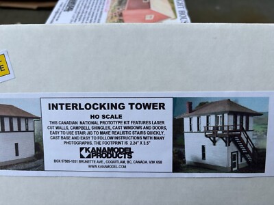 KANAMODEL # 1033 HO SCALE INTERLOCKING TOWER MODEL KIT | eBay