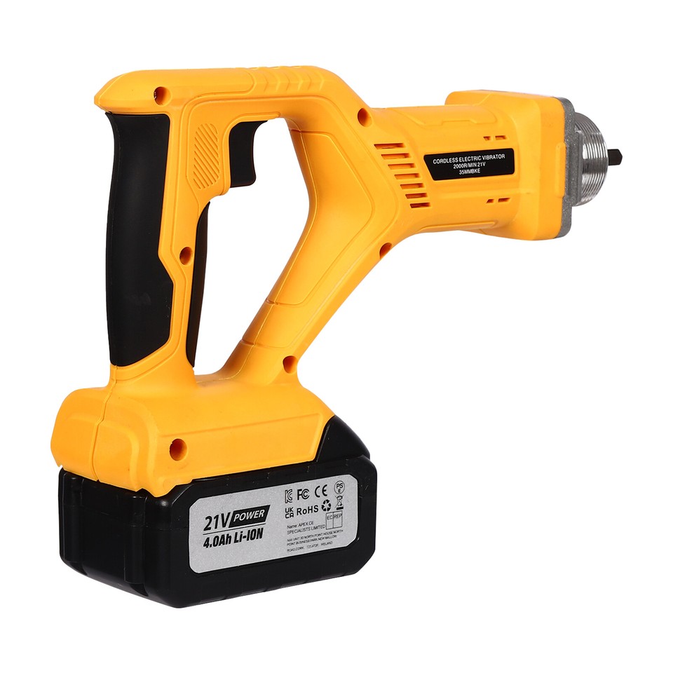 21V 4.92ft Shaft Rod Concrete Vibrating Tool Hand Held Vibrating Tool w ...