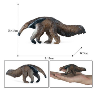 12cm Mini Anteater PVC Toy Wild Animal Figure Doll Kids Gift | eBay