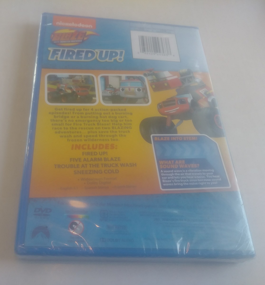 Blaze and the Monster Machines Fired Up Widescreen DVD Nickelodeon New ...