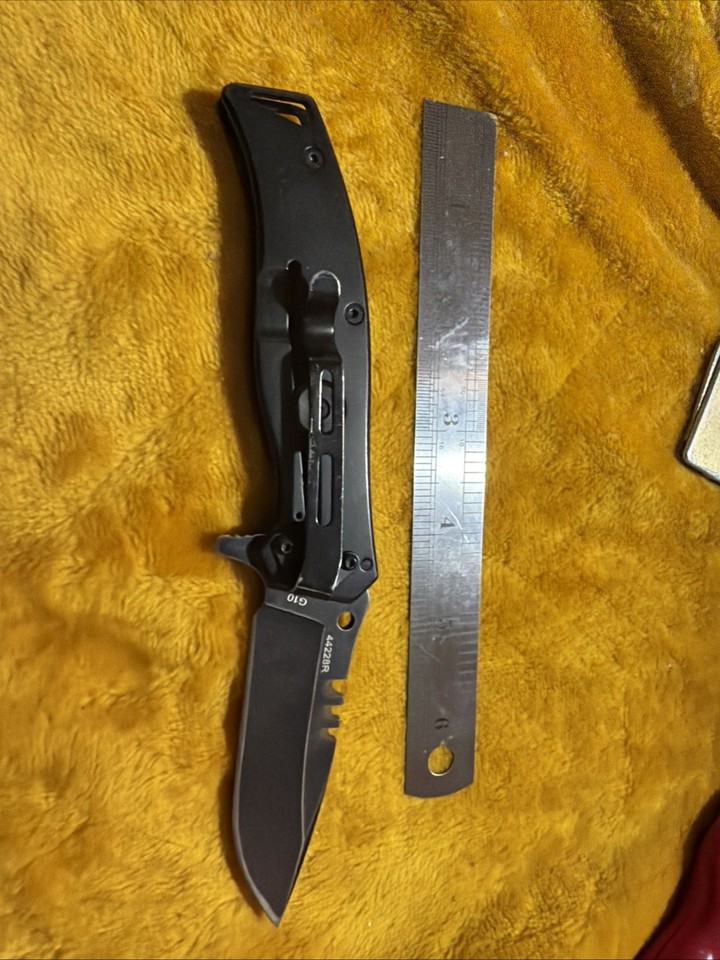 Klein Tools 44228 Framelock Folding Knife Electrician's Bearing Assist ...