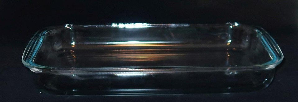 Christofle, VERTIGO, 3 Qt Glass Rectangular Casserole w/Silverplate ...