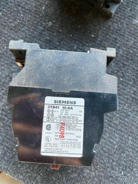 Siemens N° 1 TELERUTTORE 3tb41 01 24v AC | Acquisti Online su eBay