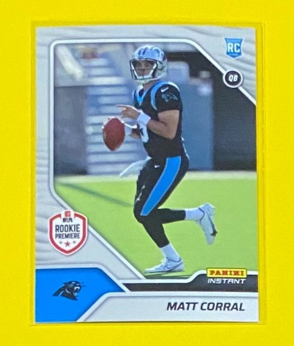 2022 Panini Instant Matt Corral RPS FIRST LOOK 1/892 SP Panthers #FL28 ...