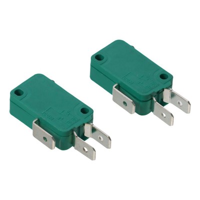 2pcs 16A 125/250VAC Micro Limit Switches Green Limit Switch PCB ...
