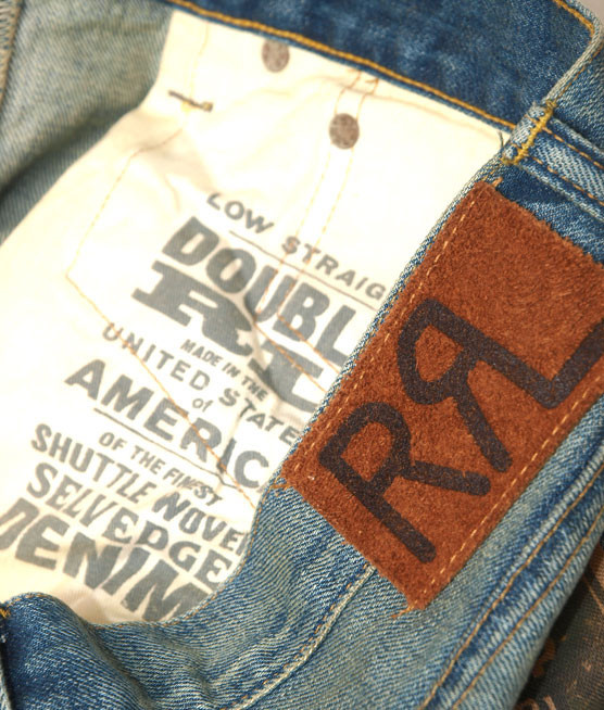 POLO RALPH LAUREN DOUBLE RL RRL LOW STRAIGHT MIDLAND SELVEDGE DENIM ...