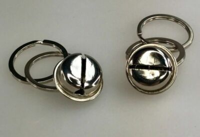 SET of 2 - SECURITY ANTI-THEFT JINGLE BELLS HANDBAG WALLET PURSE BELLS ...