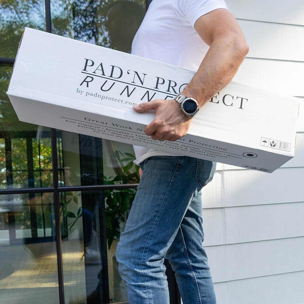 PAD 'N PROTECT Temporary Floor Protection 32in x 100ft (266.67 sqft ...