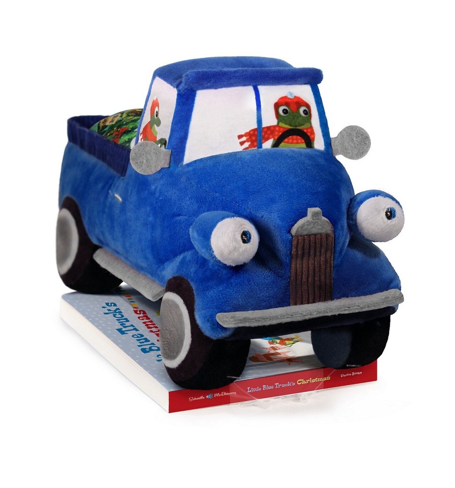 Little Blue Truck Christmas Plush & Book BUNDLE 12” Soft Stuffed Doll ...