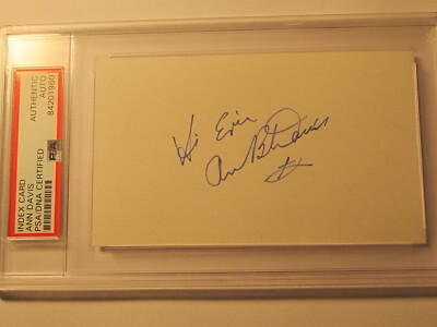 Ann Davis PSA/DNA Autographed Signed Index Card Slab | eBay