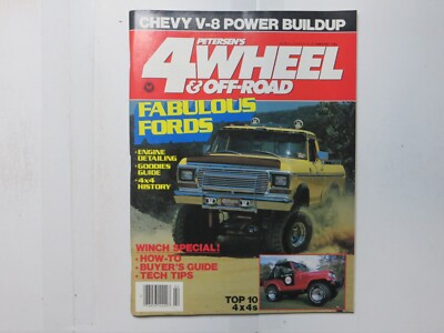 Vintage Petersen's 4 Wheel & Off-Road Magazine FEBRUARY 1984 FABULOUS ...