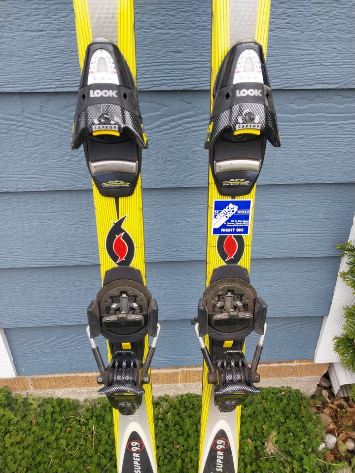 Rossignol Cut 9.9 Skis Dualtech 188CM 190 LOOK Captor TTC Bindings All Mountain | eBay