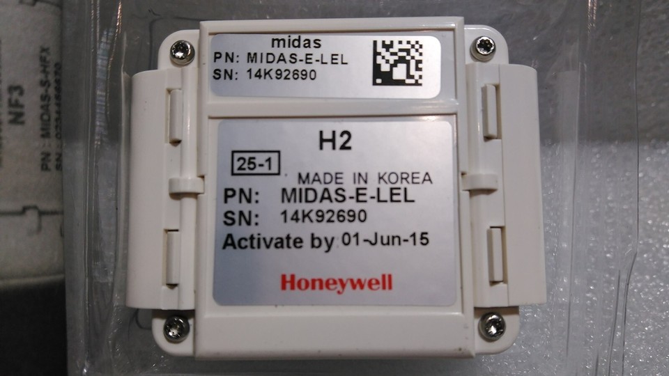 new Honeywell / MIDAS-E-LEL / Gas Detector, H2, 1pcs | eBay