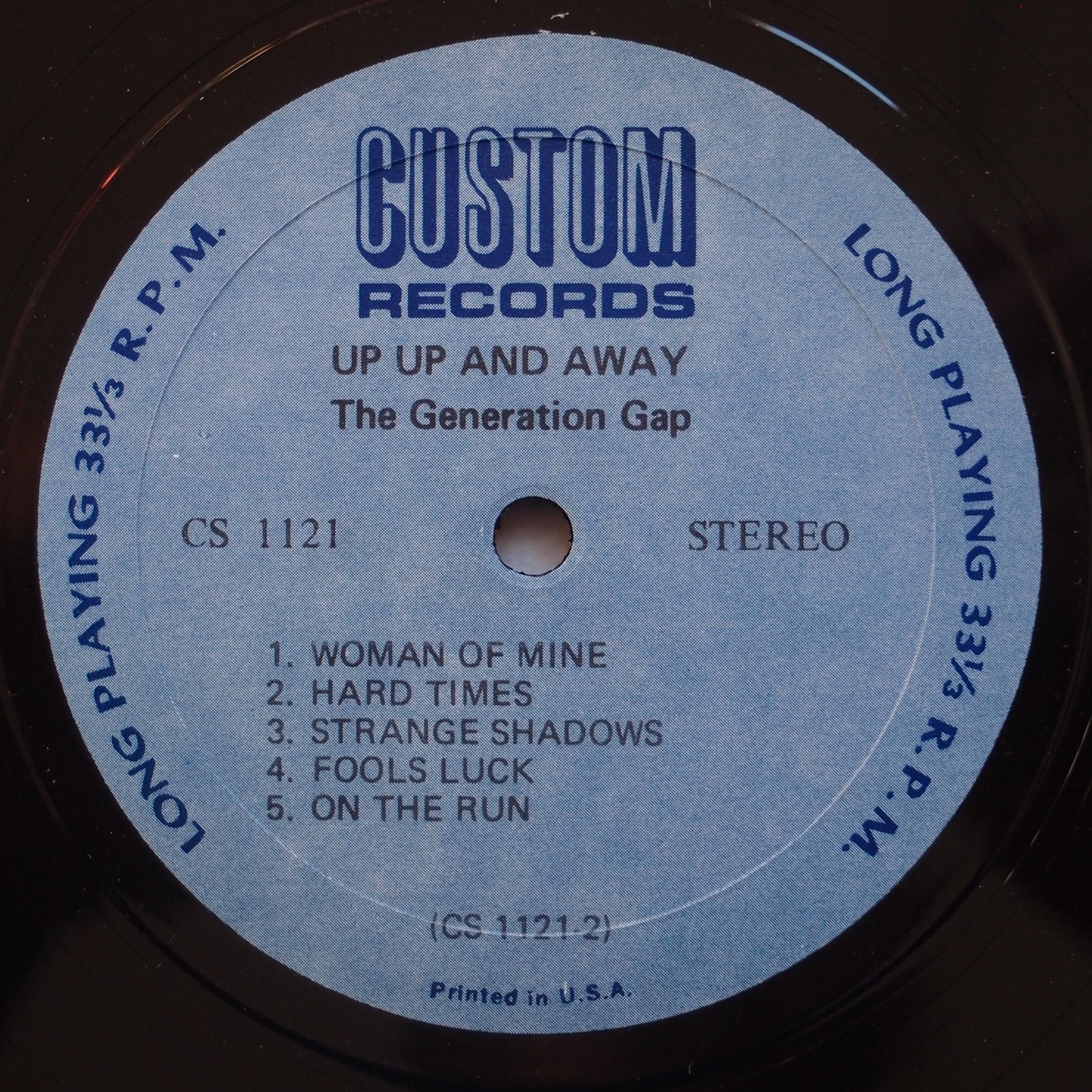 GENERATION GAP: Up Up and Away FUZZ PSYCH 60s LP scarce JERRY COLE ...
