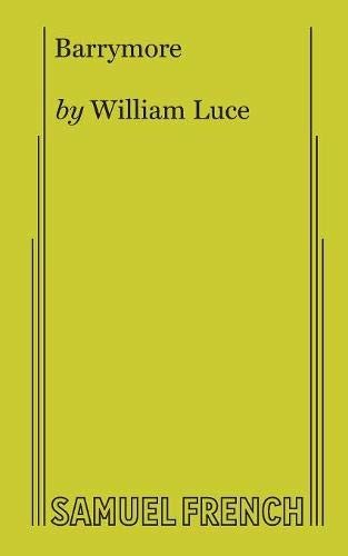 BARRYMORE By William Luce *Excellent Condition* 9780573642401| eBay