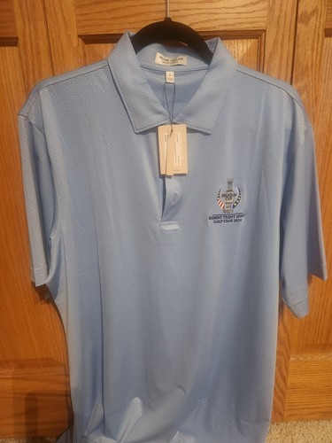 Peter Millar Summer Comfort Polo Size Large Solheim Cup | eBay