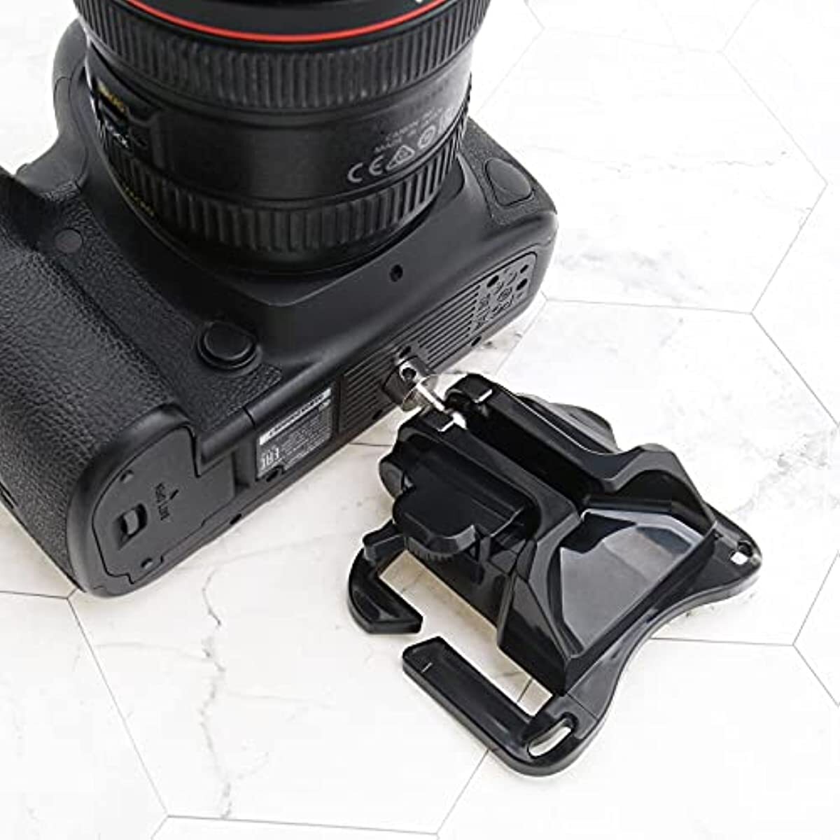 ABS + Metal Camera Waist Belt Holder Clip Fast Loading for DSLR Camera ...