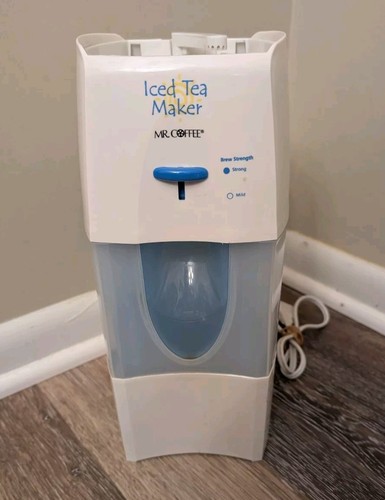 Mr Coffee Iced Tea Maker TM70 3 Quart Adjustable Strength Blue NO ...