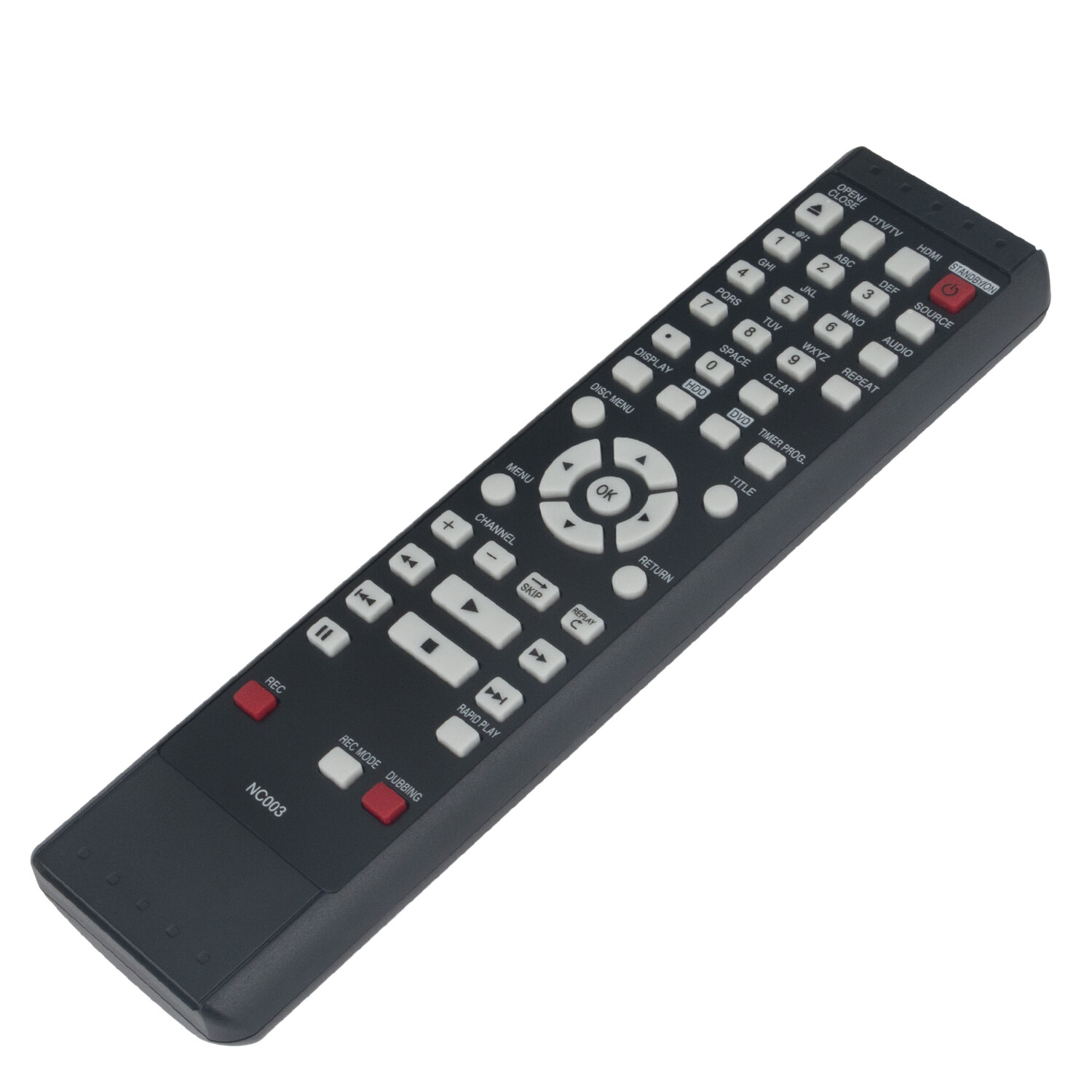 NC003 NC003UD Remote Control Work on Magnavox DVD/HDD Player MDR535H/F7 ...