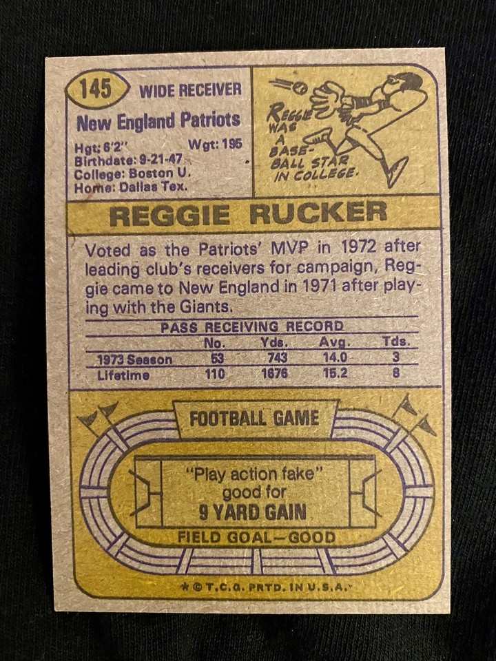 1974 Topps - #145 Reggie Rucker | eBay