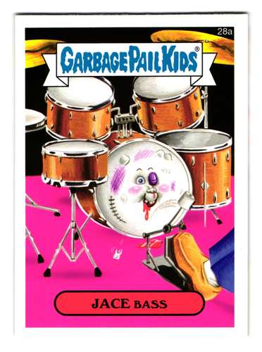 Jace Bass 2015 Garbage Pail Kids Series 1 Drum Set Parody Sticker | eBay
