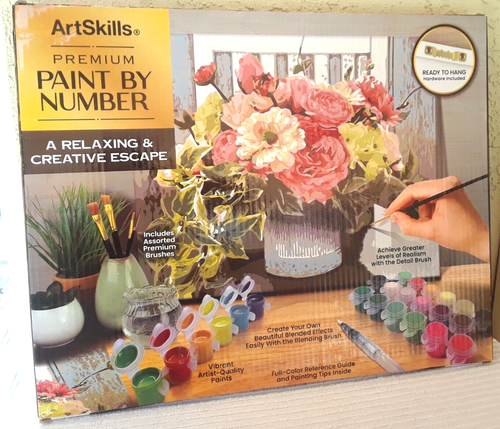 ArtSkills Paint by Number DIY Acrylic Oil Painting Kit 16x20 Rustic ...