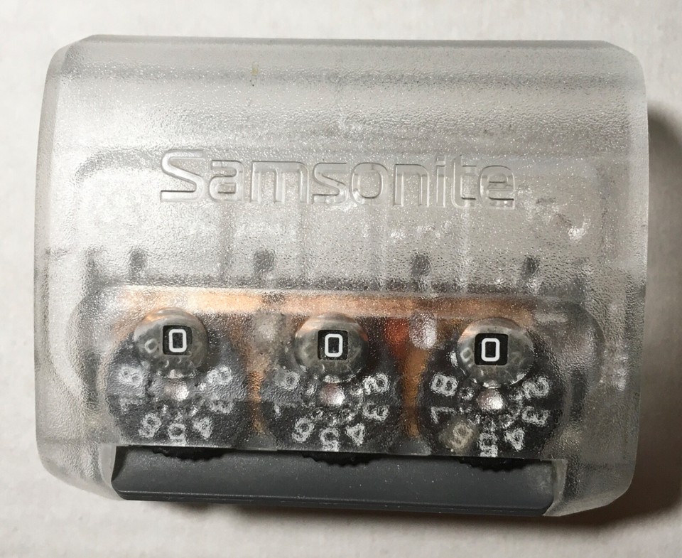 SAMSONITE replacement COMBINATION lock OYSTER epsilon SUITCASE spare ...