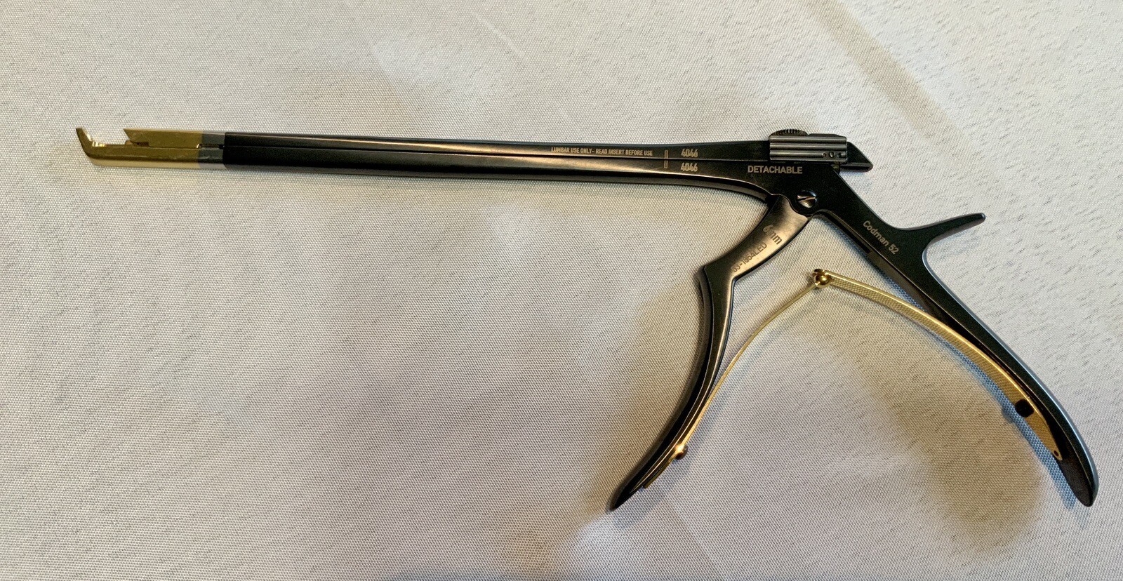 Symmetry Codman SSI 53-1654 LED Rapid Clean Lumbar Kerrison Rongeur 40 ...