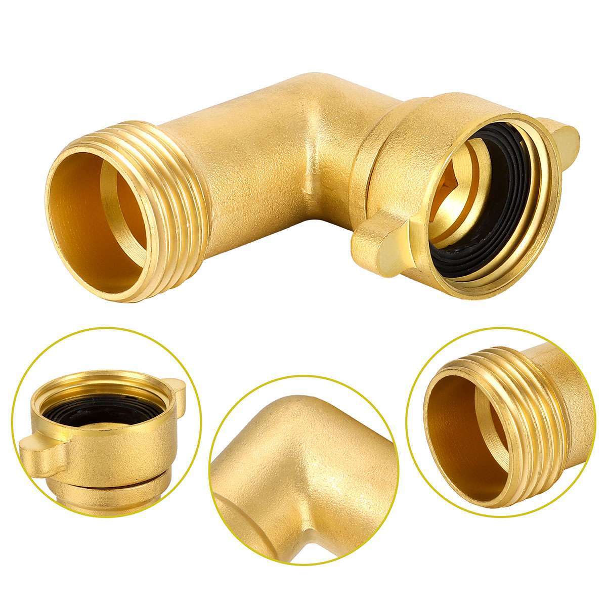 1/2/4pcs Elbow Water Hose Adapter 90 Degree Garden Hose Elbow Connector ...