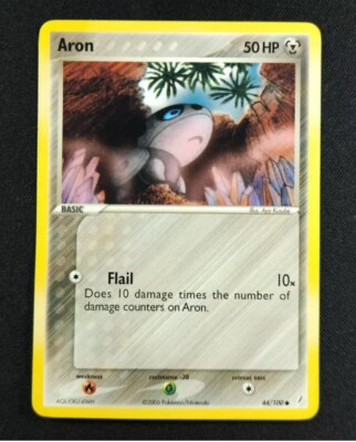 Aron 44/100 - Crystal Guardians - LP - Pokemon Card | eBay