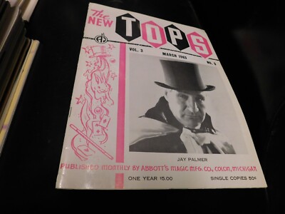 The New Tops Magazine Of Magic 1963 March | eBay