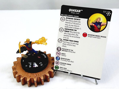 HEROCLIX Avengers Infinity Set Super Rare #037 QUASAR w/Card | eBay