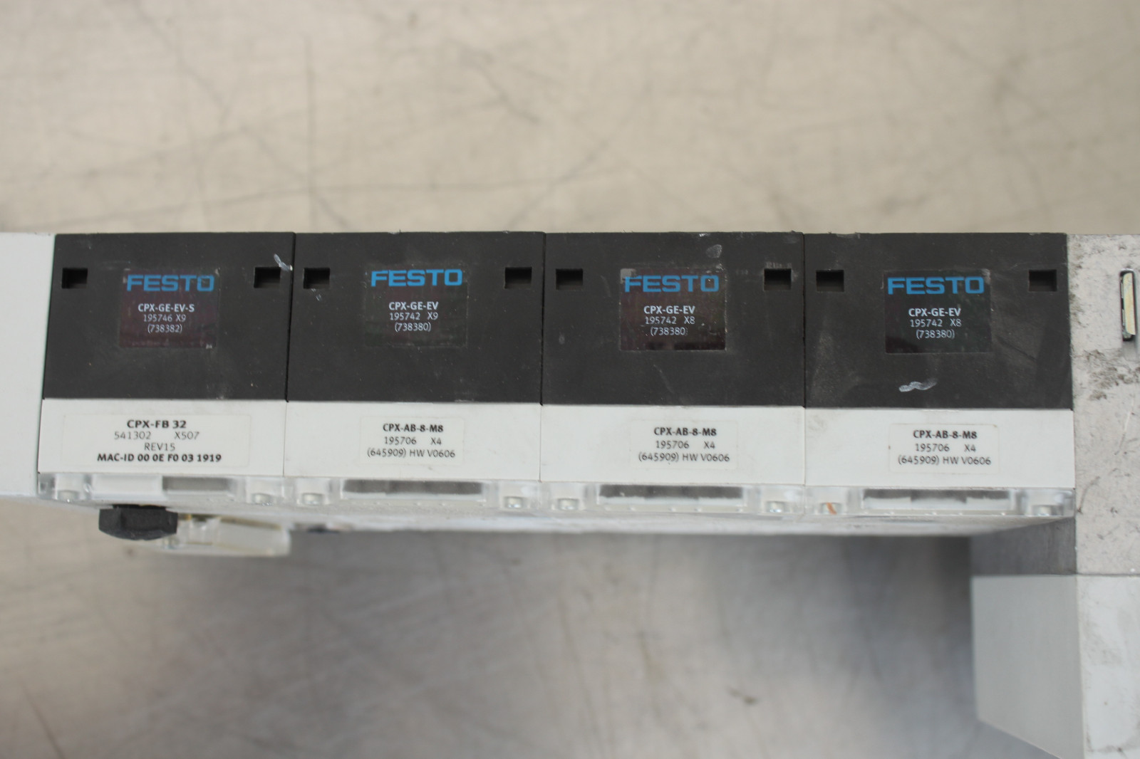 FESTO CPX-FB32 LARGE PNEUMATIC VALVE MANIFOLD #3 | eBay