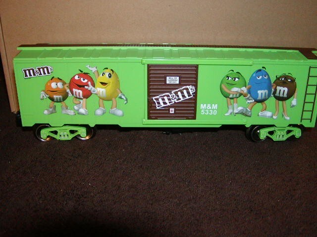 Menards 279-8130 M & M M&M's Candy Box Car #5214 Green O 027 MIB New ...