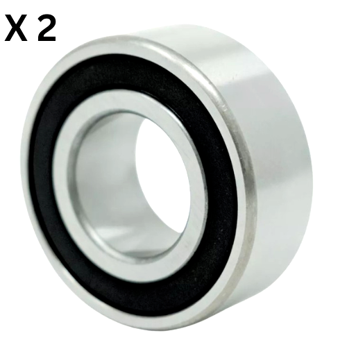 5203 2RS Double-row Angular Contact Ball Bearing ABEC1 17x40x18mm 2PCS ...