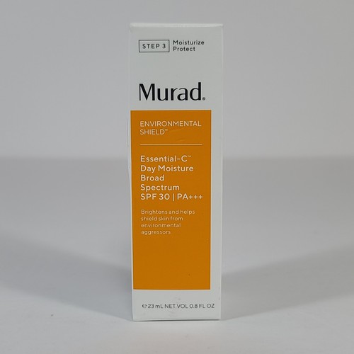 Murad Essential-C Day Moisture SPF 30 Brighten Hydrate Protect 0.8oz ...