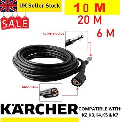 20M/6M Extension Hose Pipes For Karcher K2 K3 K4 K5 Series High ...