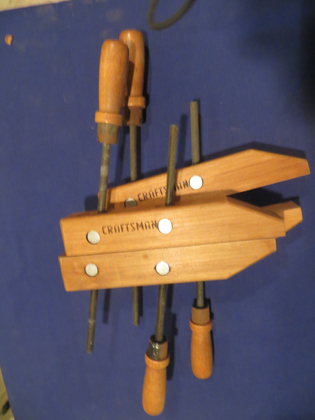 Craftsman 10" Wood Clamps Set Of Two | eBay