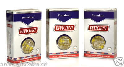 3 Packs EFFICIENT Cigarette Filters (90 Filters) Block & Filter Out Tar ...