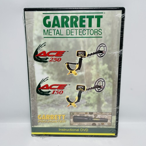 GARRETT METAL DETECTORS - Instructional Video ACE 150 250 Pro DVD - NEW ...