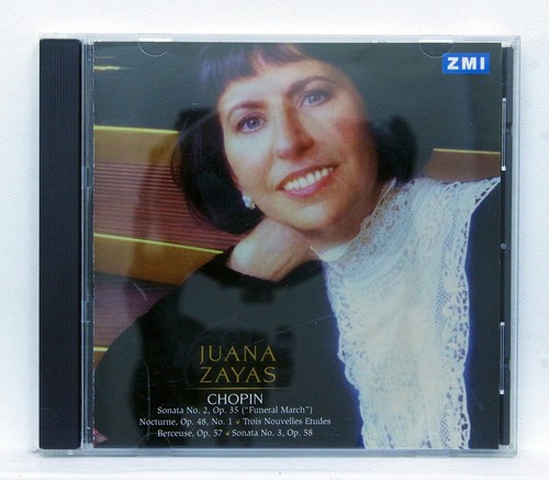 Juana Zayas Plays Chopin (CD, Jul-2002, Zayas Masterworks) for sale ...